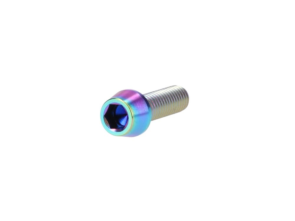 Titanium Screw M6x20 conical oil slick, 3,50