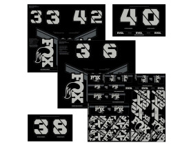 FOX Decal 2021 AM Custom Fork und Shock Kit