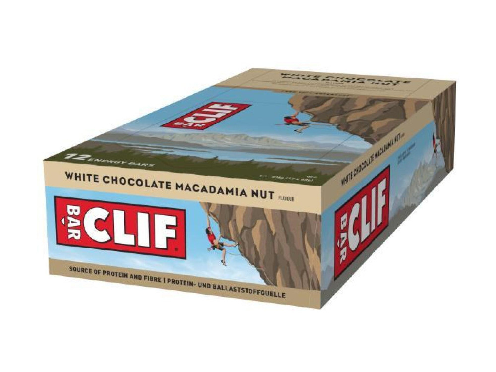 CLIF BAR Energieriegel White Chocolate Macadamia Nut 68g | 12 Riegel ...