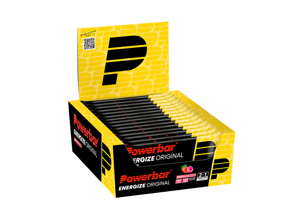POWERBAR Energieriegel Energize Original Berry 55g | 15 Riegel Box, 29,50