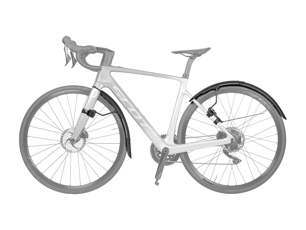 TOPEAK Fender Set TETRAFENDER R1 & R2 | black, 54,50