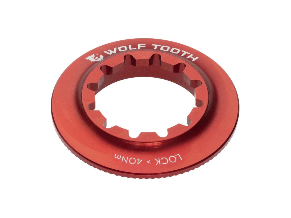 WOLF TOOTH Center Lock Ring Internal Spline | blue