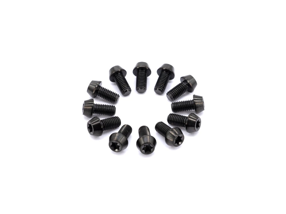 77DESIGNZ Disc Brake Tuning Set | 12x Titanium Screw M5x10 conical ...