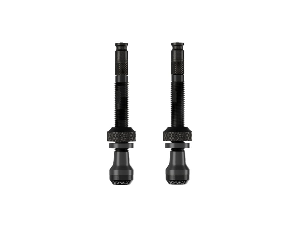 SCHWALBE Tubeless Ventil Clik Valve | 40 mm | Set 2 Stk. | schwarz