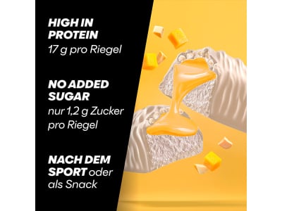 POWERBAR Proteinriegel Soft Core Exotic Cream 48g | 12 Riegel Box