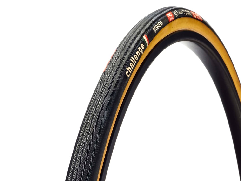 CHALLENGE Tire Strada Road OPen 28" | 700 x 25C PPS black/tan, 47,50